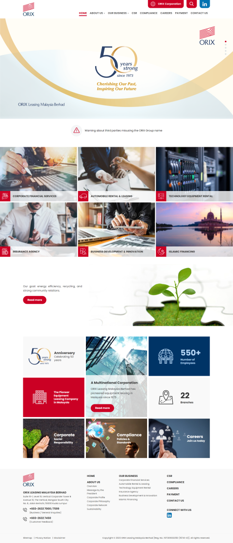 Portfolio - Web Design and Development | Orangesoft Malaysia
